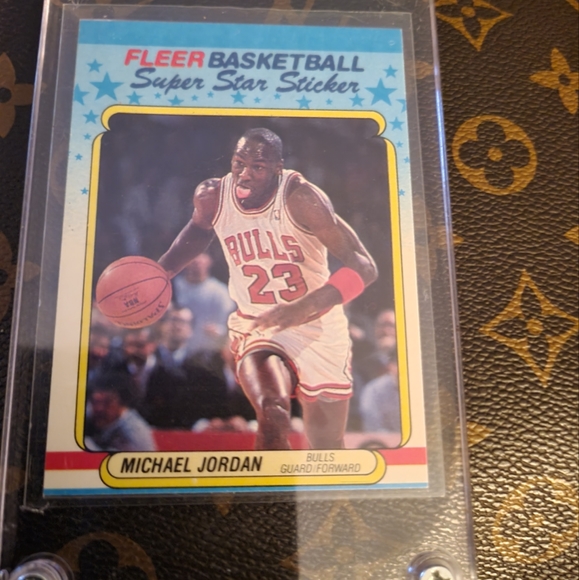 fleer | Other | 988 Fleer Michael Jordan Sticker | Poshmark